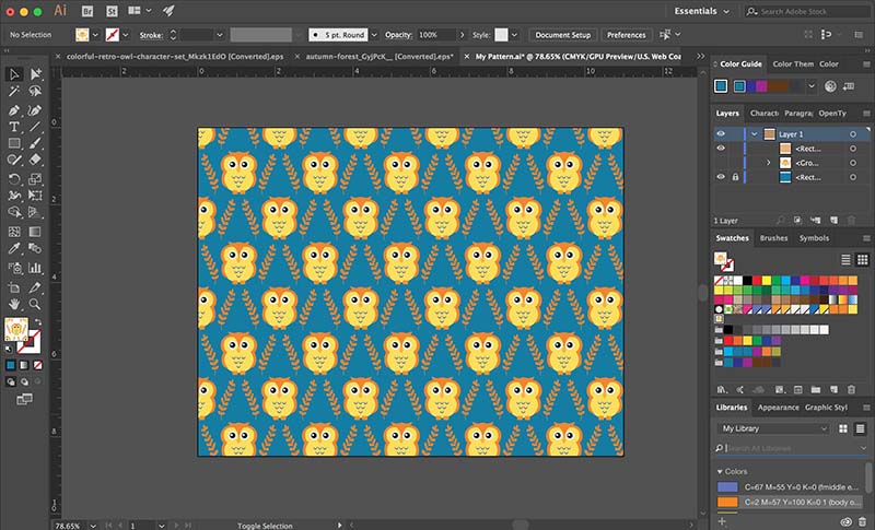 Make Custom Seamless Patterns in Illustrator -- Create with Storyblocks