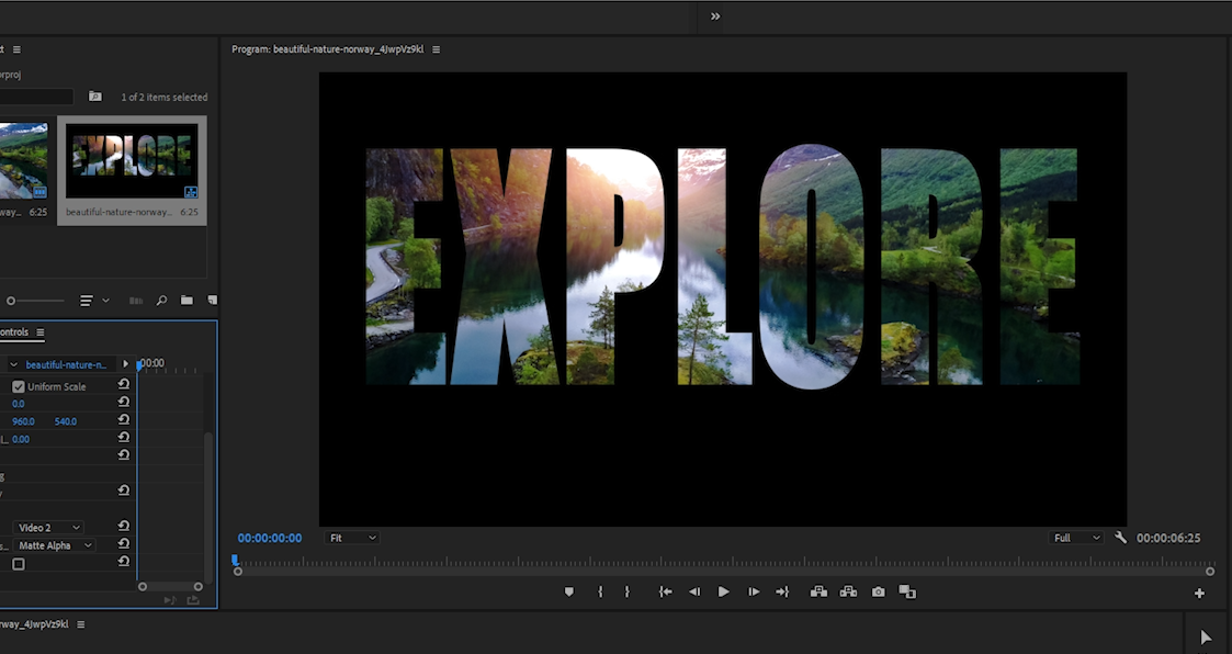 How To Place A Video Inside Text Using Premiere Pro Storyblocks