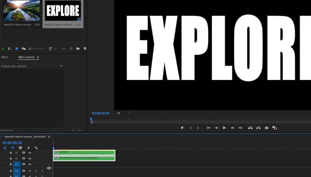 How To Place A Video Inside Text Using Premiere Pro Storyblocks