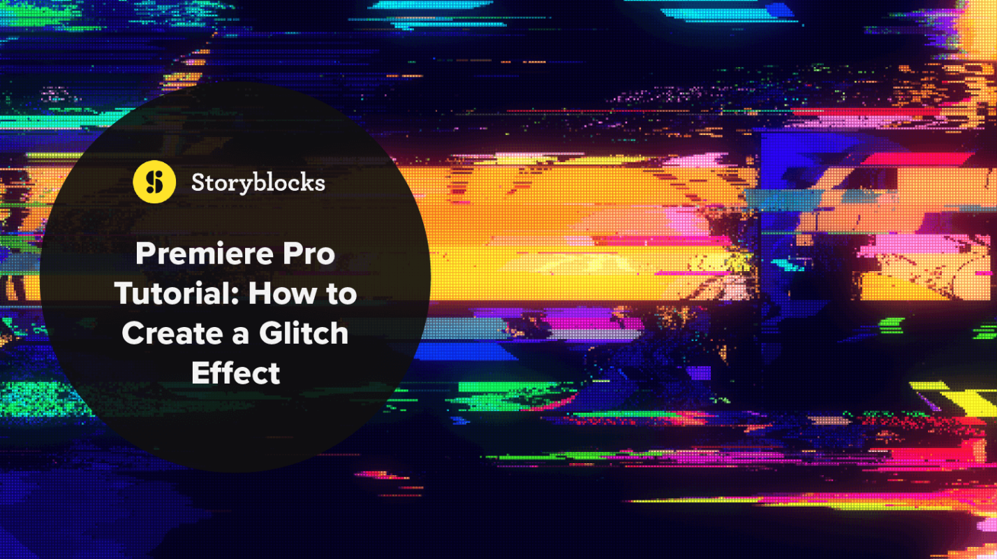 Premiere Pro Tutorial How To Create A Glitch Effect